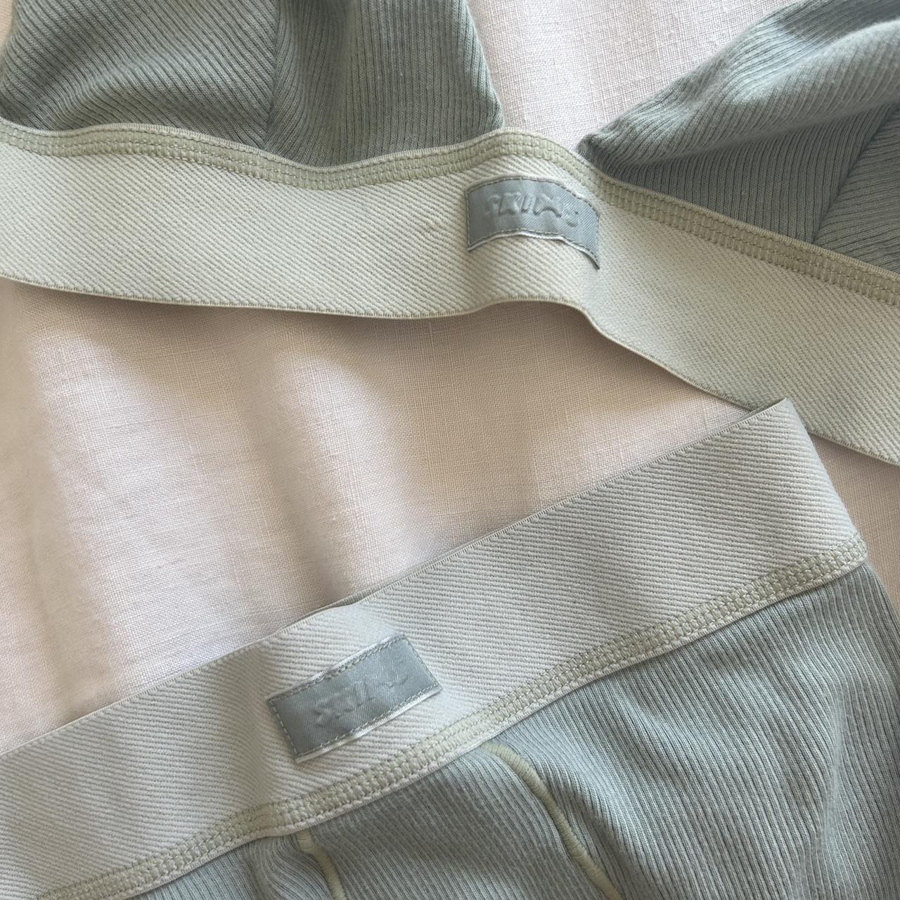 Skims Women's Green and Blue Nightwear | Depop