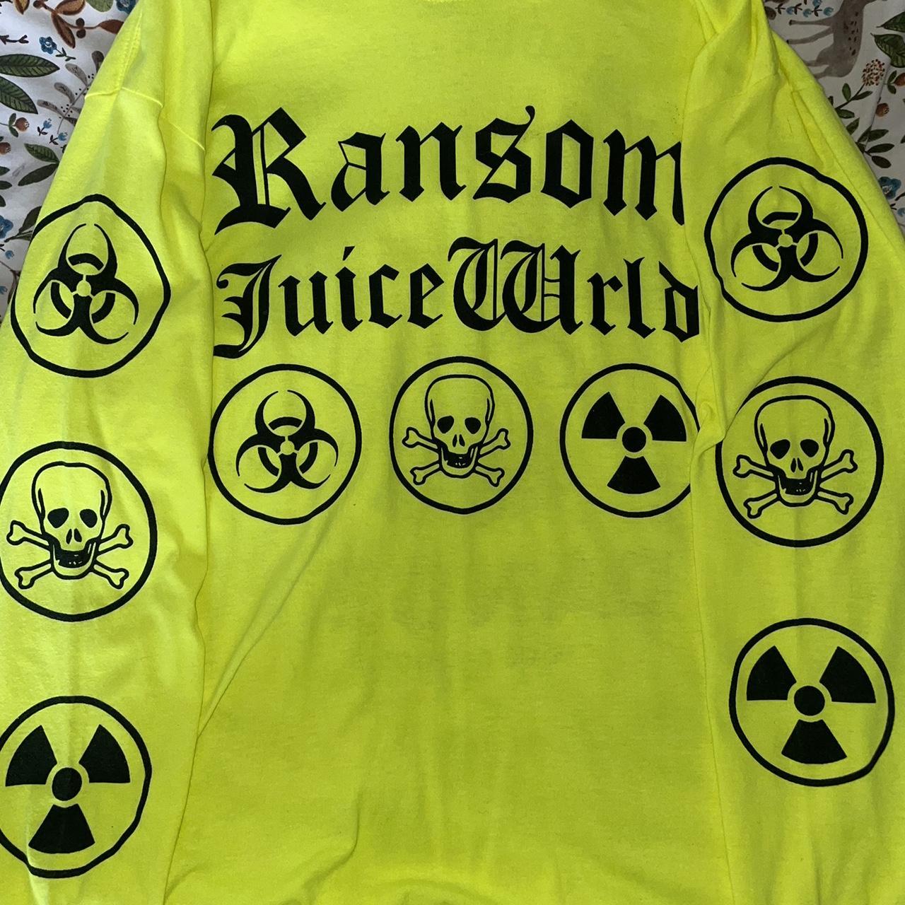 Juice WRLD x Random - “Toxic Chemicals” Long sleeve... - Depop