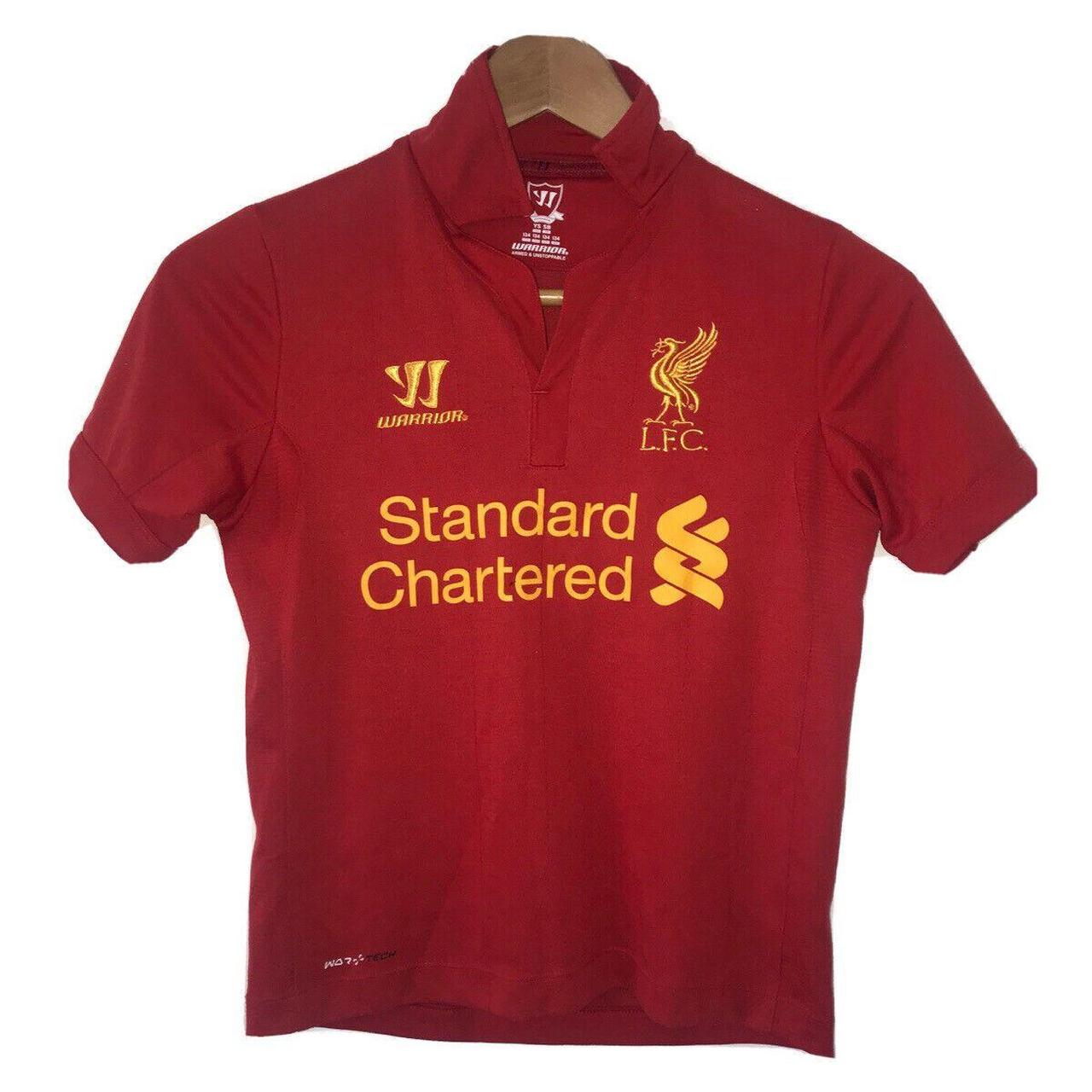 Liverpool FC Red Football Soccer Home Shirt 2012-13... - Depop