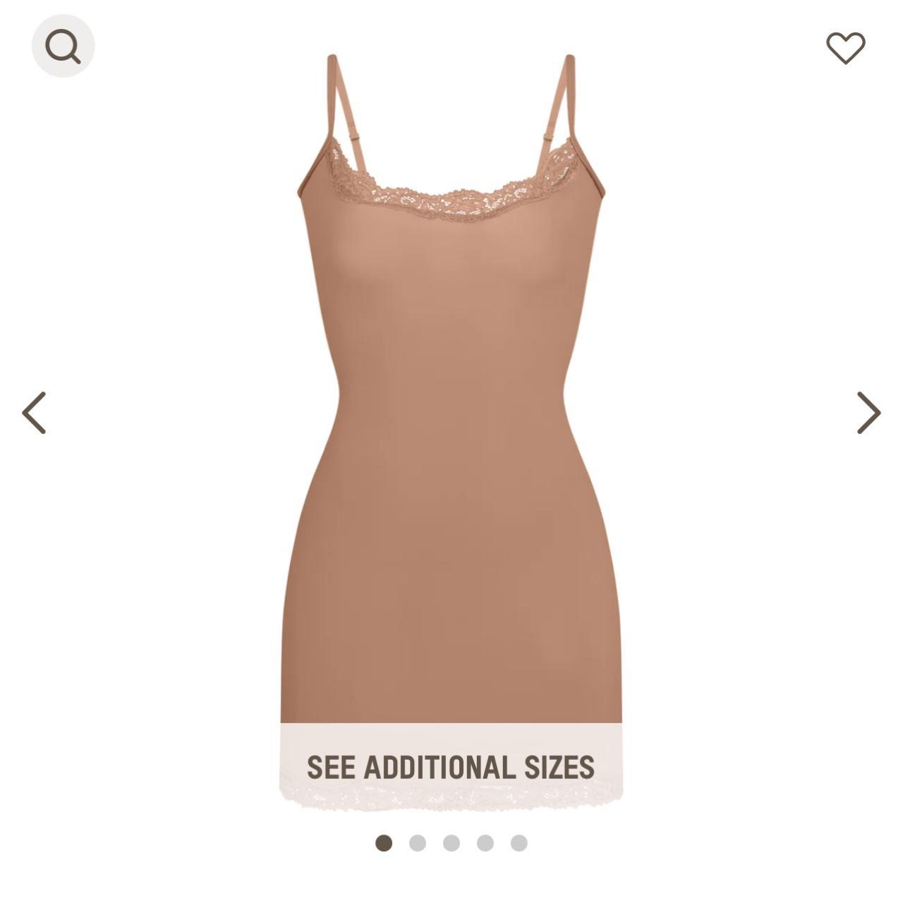 Skims fits everybody lace dress size small color... - Depop