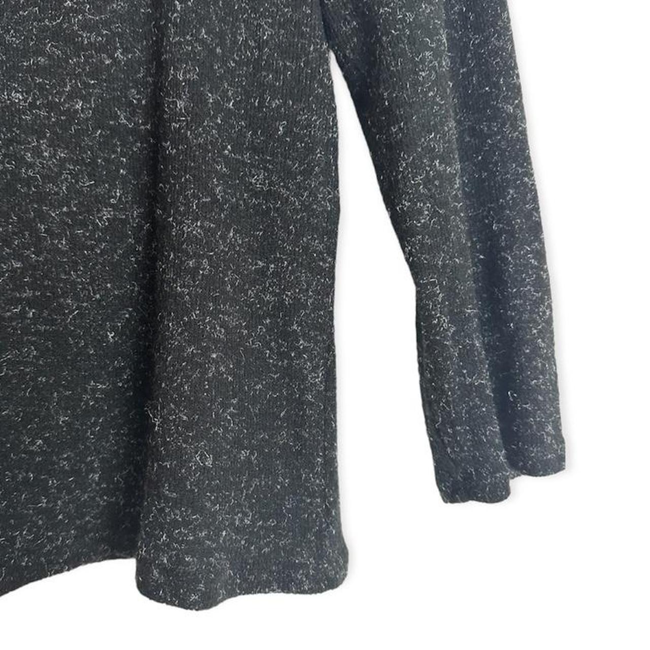 Y2K Feather Vamp Top Black colored, long sleeve top... - Depop