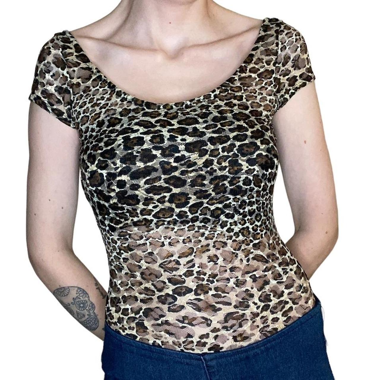 Windsor- Cheetah Bodysuit. In excellent used... - Depop