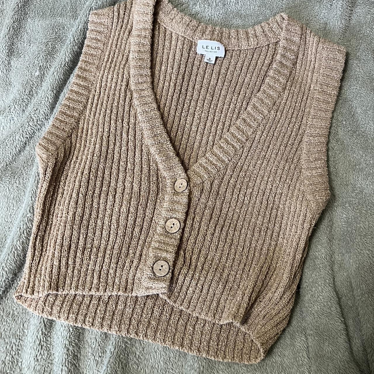 Cute and comfy knit vest! Perfect for layering!... - Depop