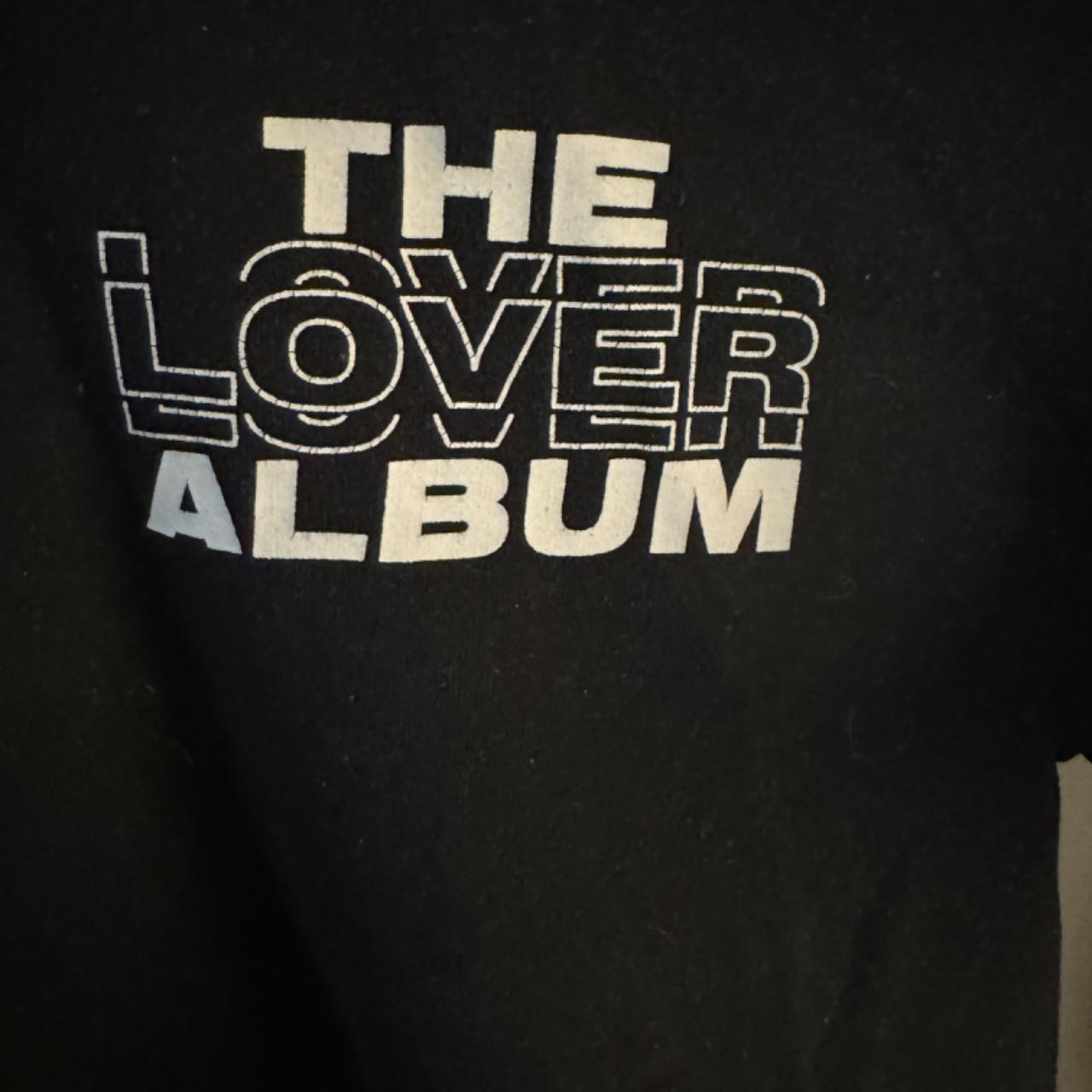 Taylor Swift Lover Tracklist hoodie From a Black... - Depop