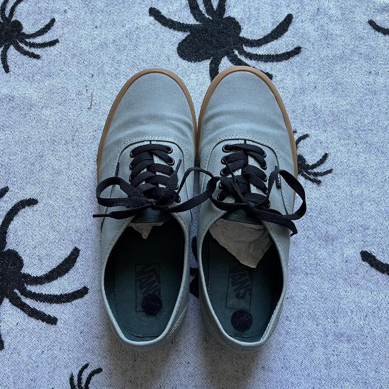 vans authentic original low top skate shoes. light... - Depop