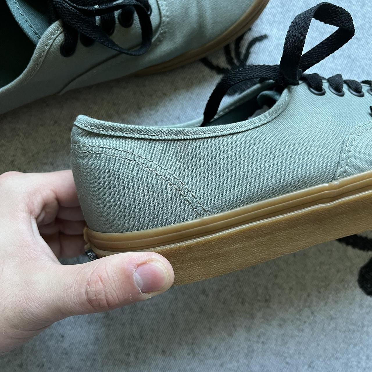 vans authentic original low top skate shoes. light... - Depop