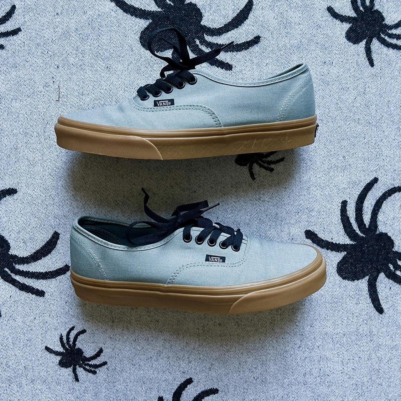 vans authentic original low top skate shoes. light... - Depop