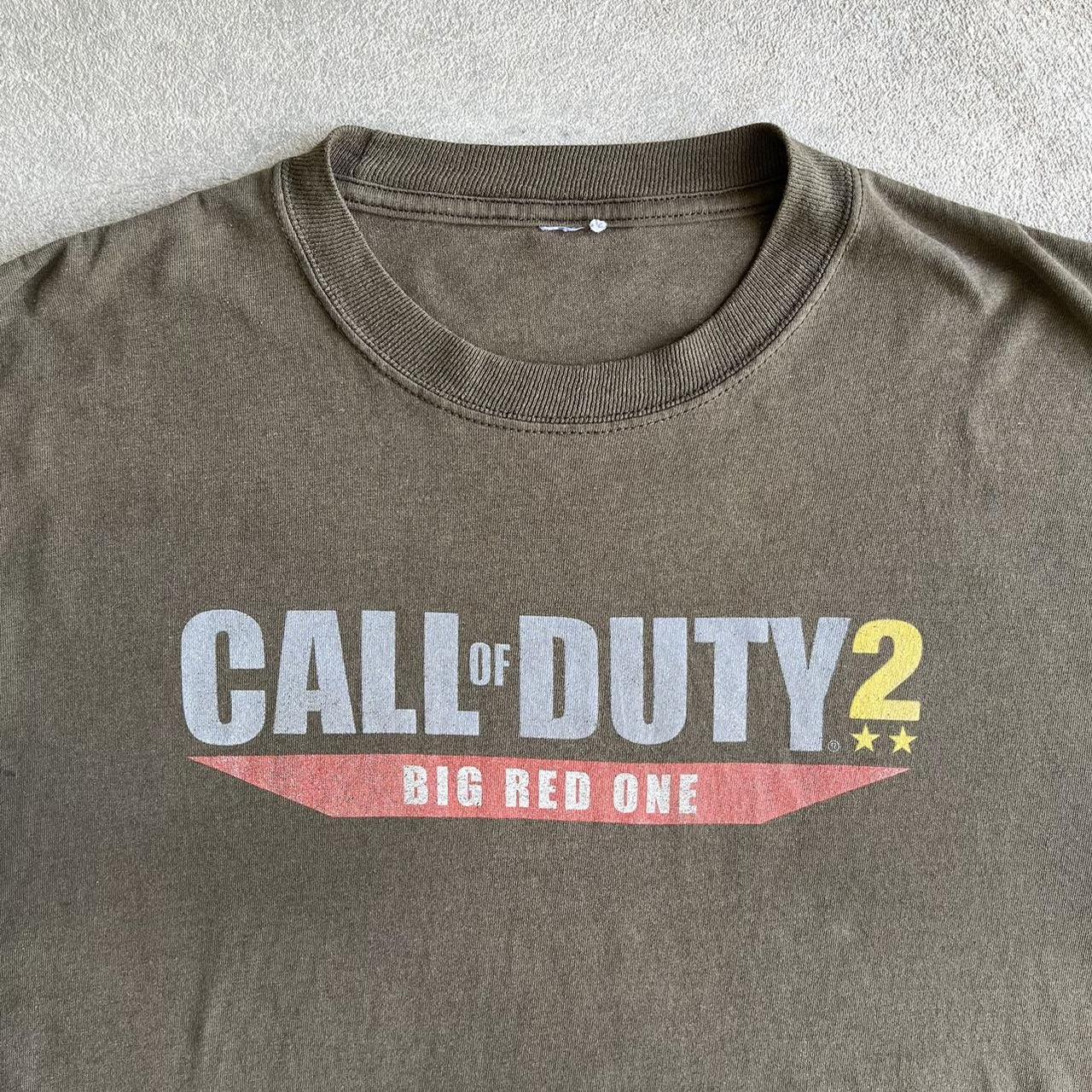 vintage y2k call of duty 2 big red one gamestop... - Depop