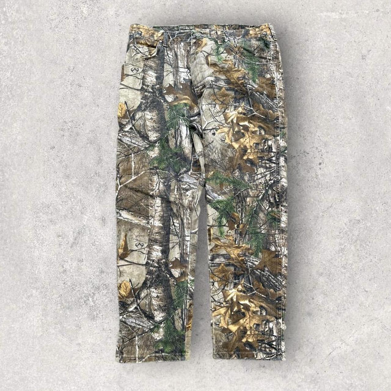 vintage wrangler mossy oak pants size 38 x 30 dm for... - Depop