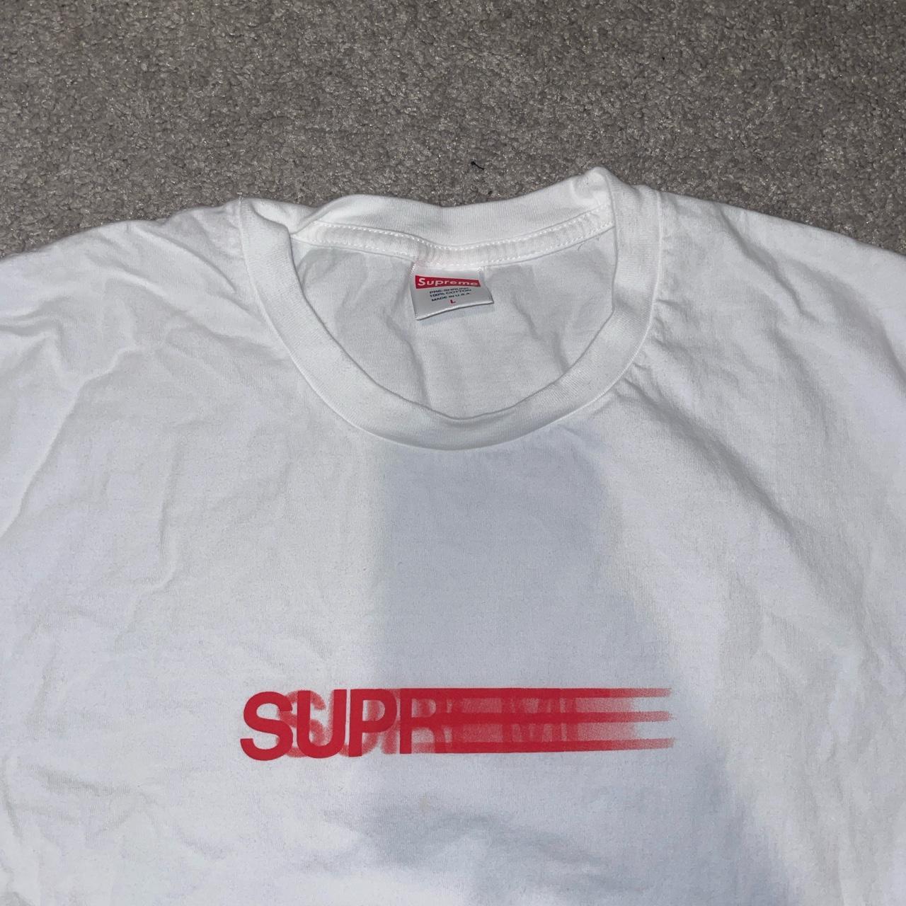 Supreme blur tee. Size large worn like twice... - Depop