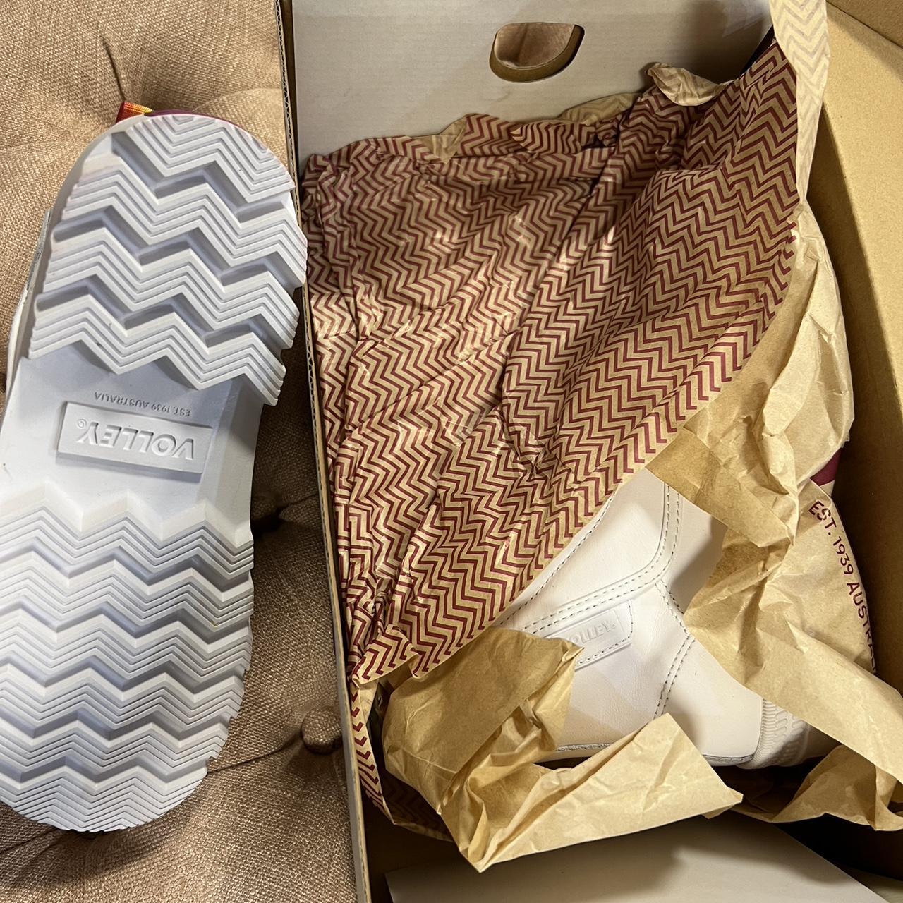 Pride Rainbow 🌈/white leather volley cargo boots Us... - Depop