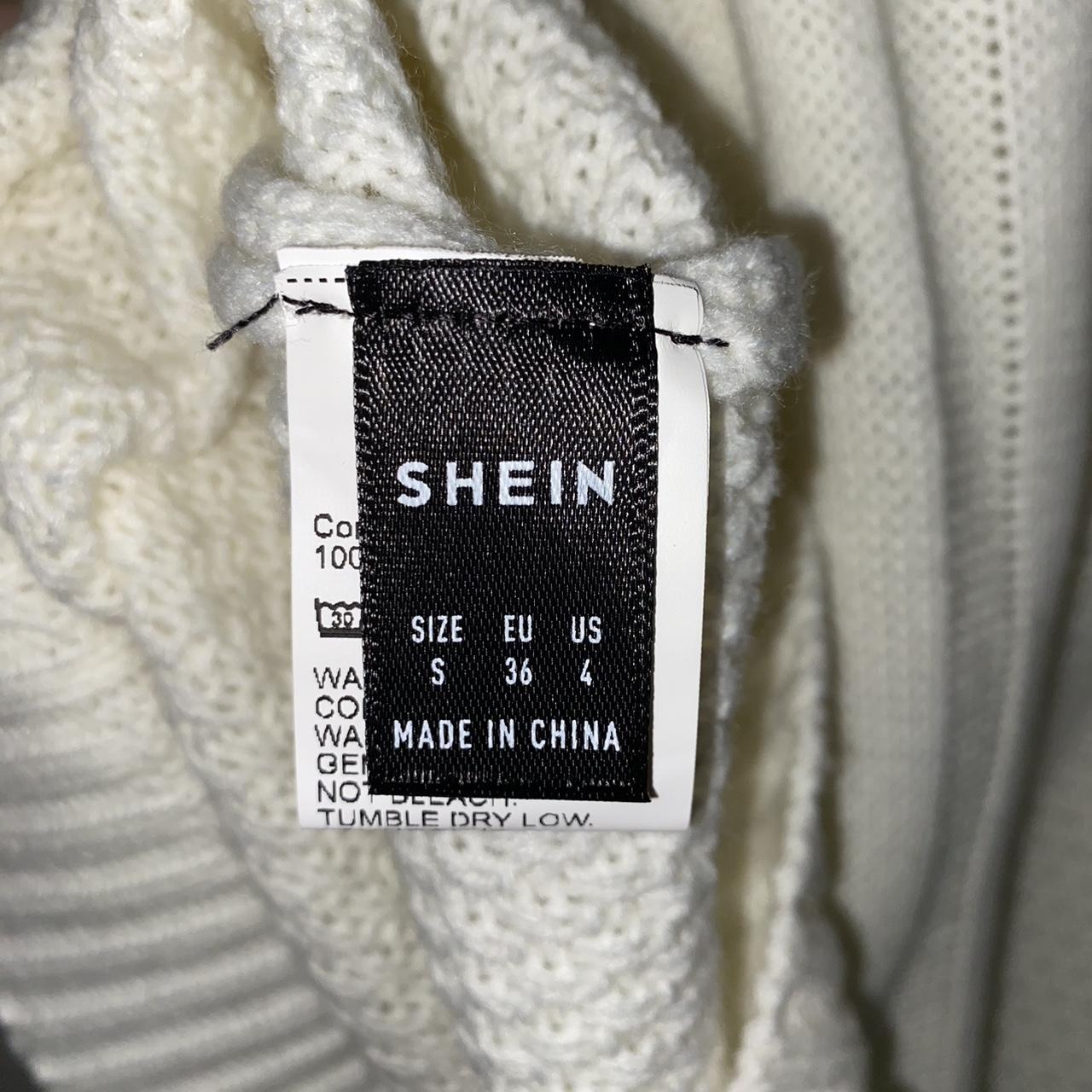 SHEIN Women's Cream Dress | Depop