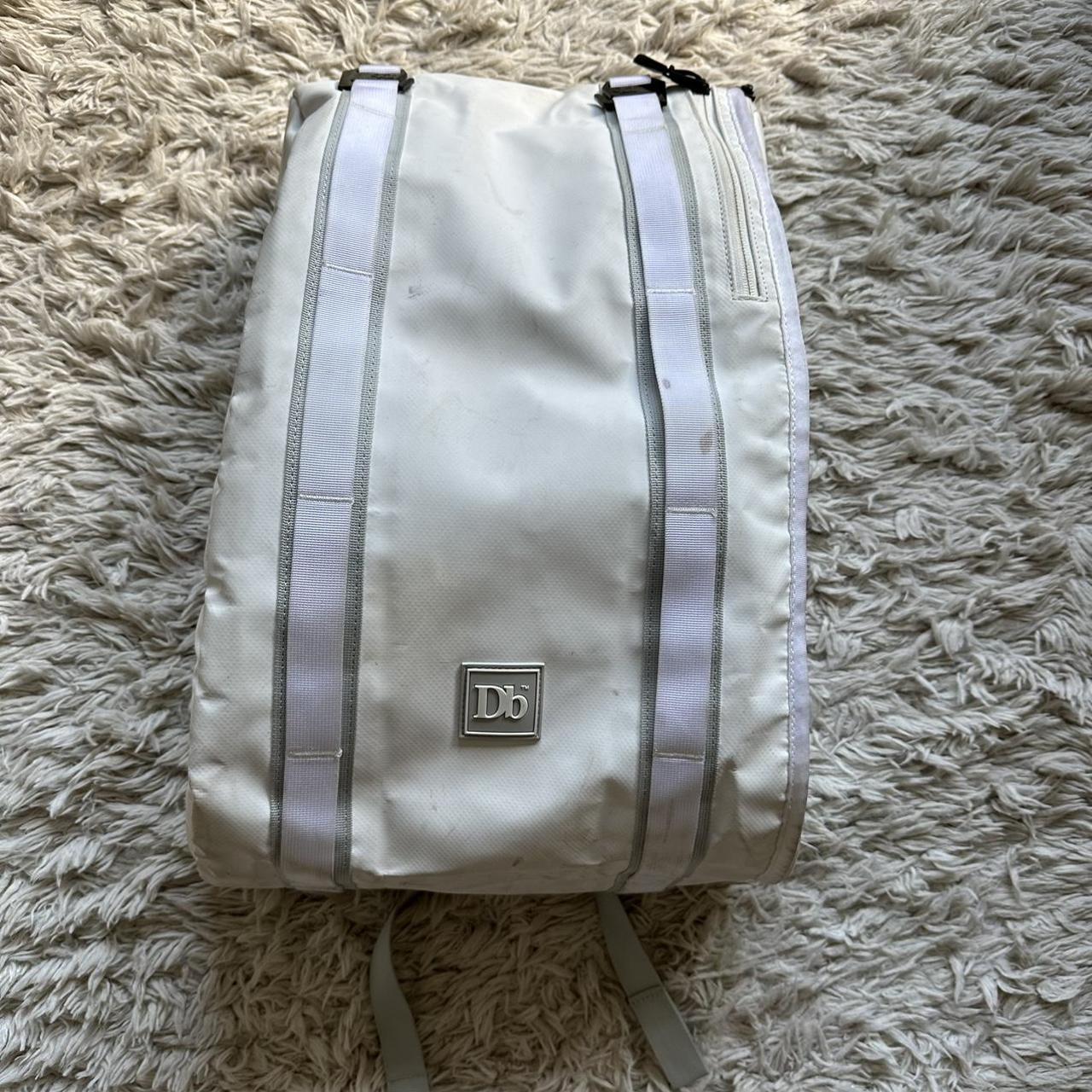 dbjourney backpack base 15L, white some dirt spots... - Depop