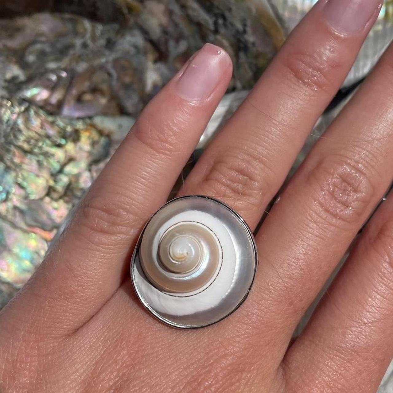 Low Tide Collection 🐚 The Spiral Shell Ring... - Depop