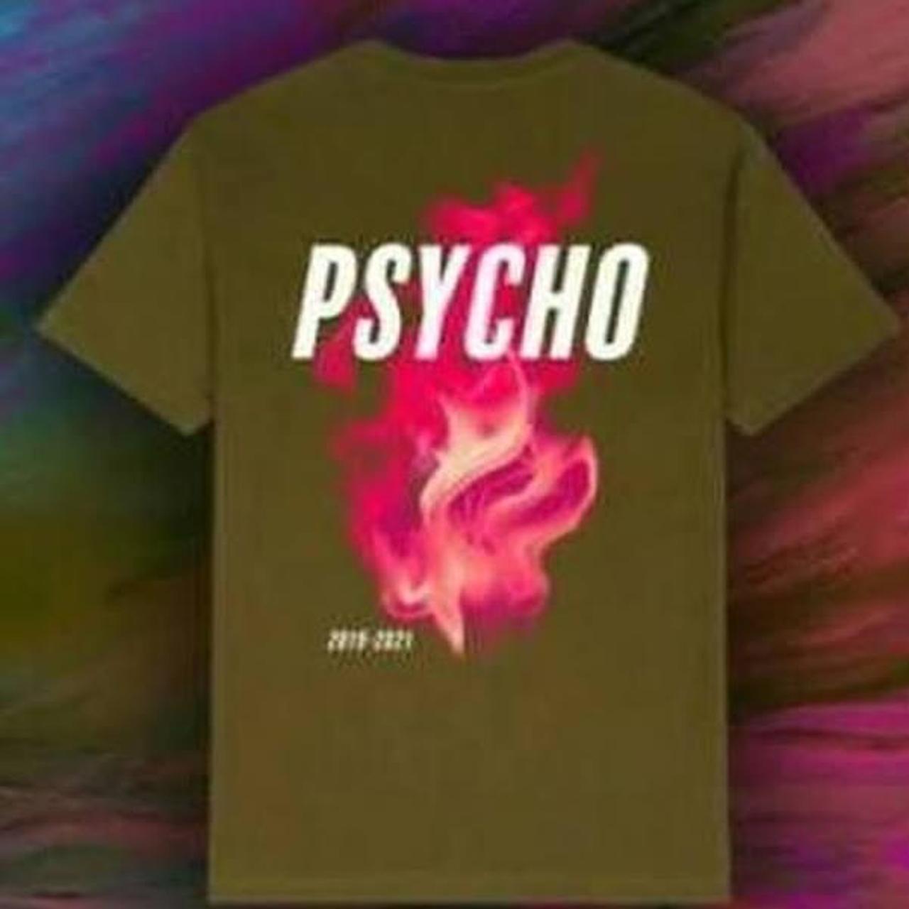 Khaki green santan Dave psycho merch tshirt 10/10... - Depop