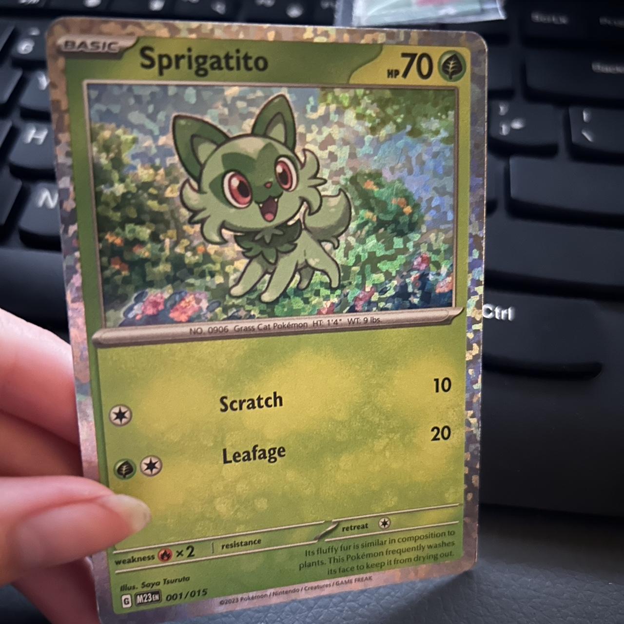 McDonald’s Holo Sprigatito card #pokemon... - Depop