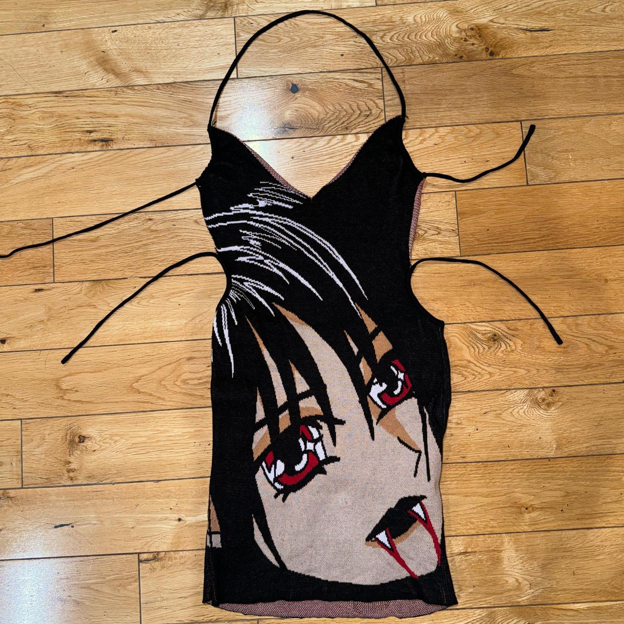 1X Blue Anime Dress - Depop