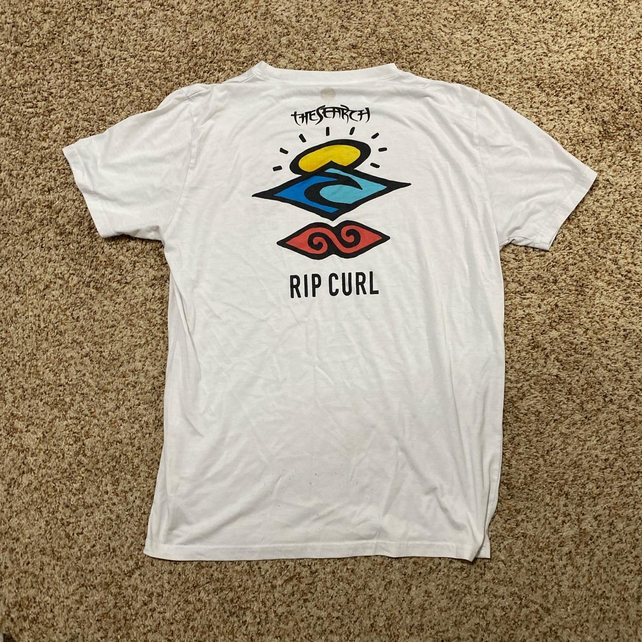 Men’s Large Rip Curl shirt fits a lil tight but not... - Depop