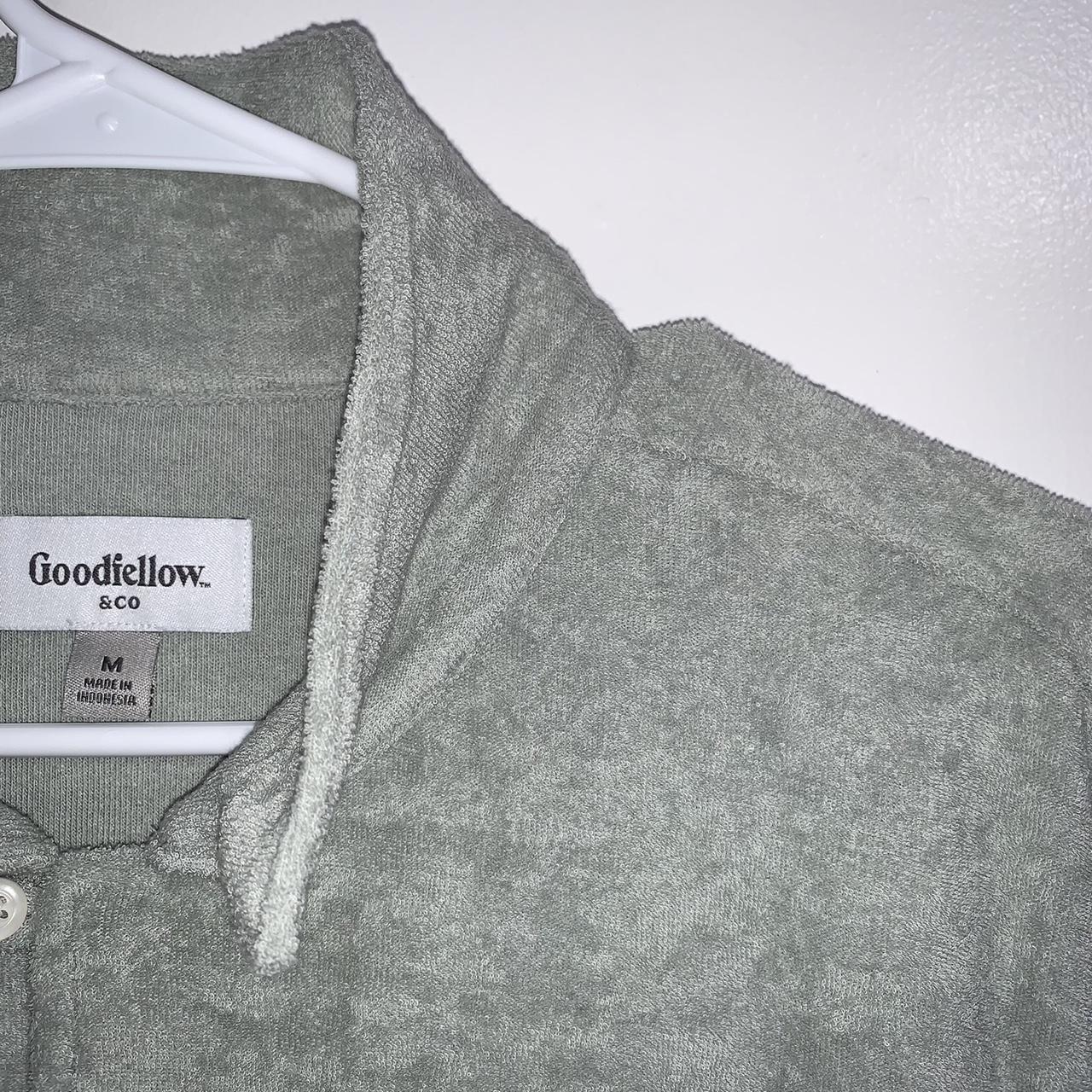 Target Goodfellow & Co. Terry Cloth Button-Down... - Depop