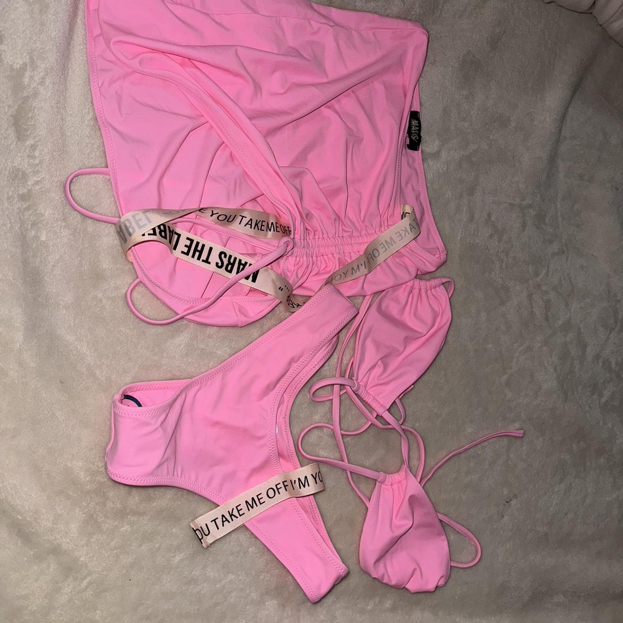 Mars the label Bahama Three Piece Swim Set in baby... - Depop