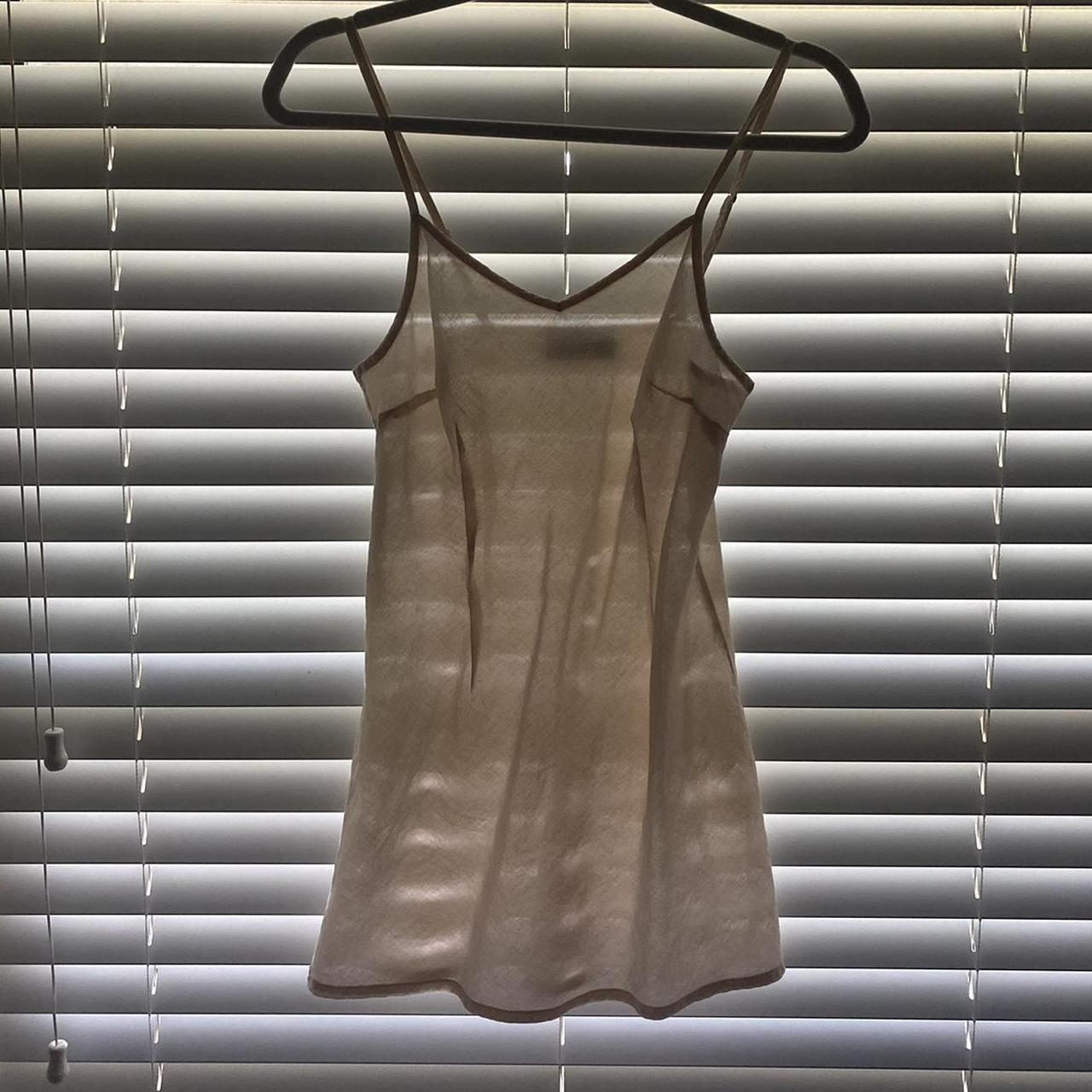 mini sheer sundress/coverup very short - Depop