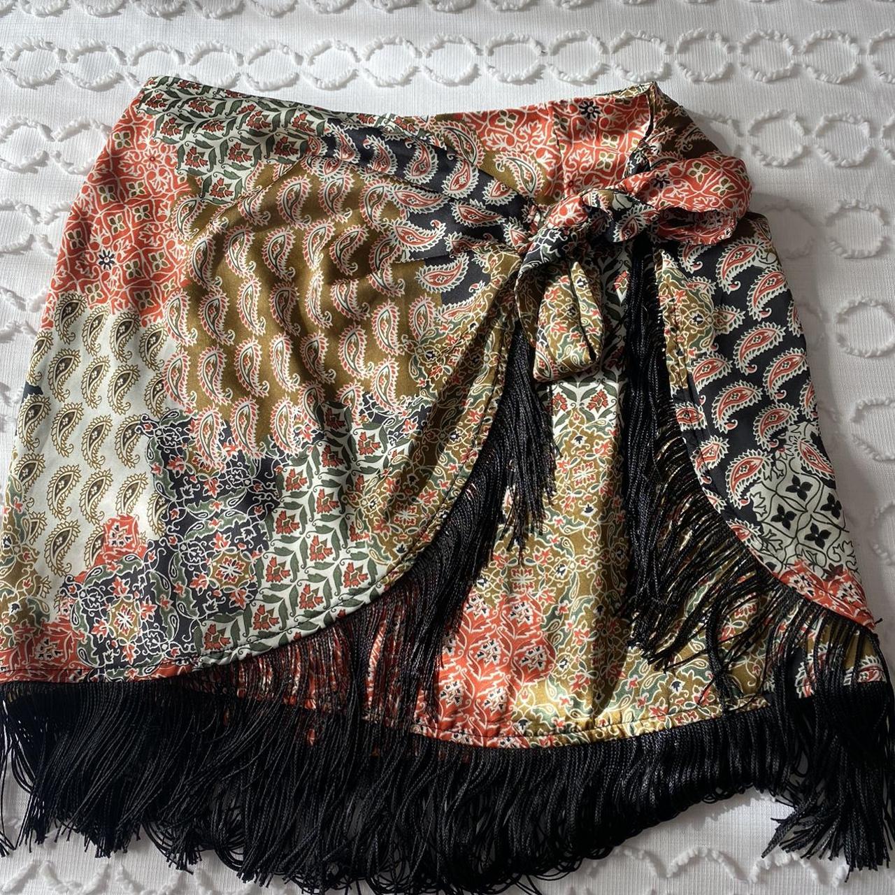 Zara Women's Multi Skirt | Depop