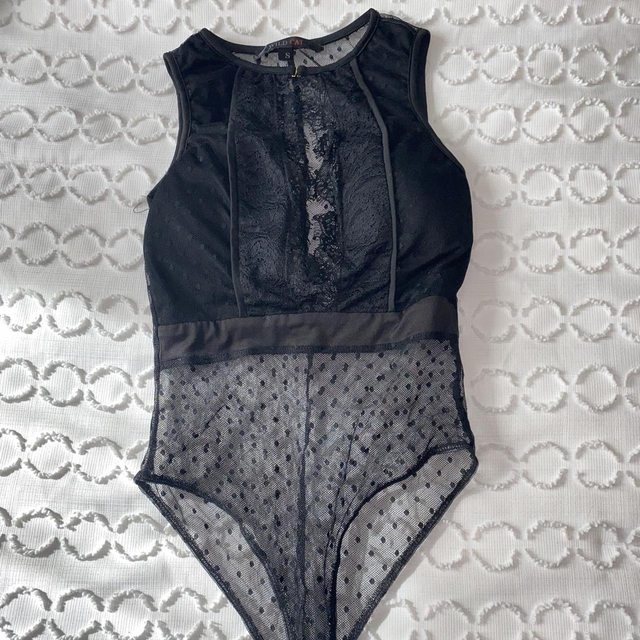 Dolls Kill Women's Black Bodysuit | Depop