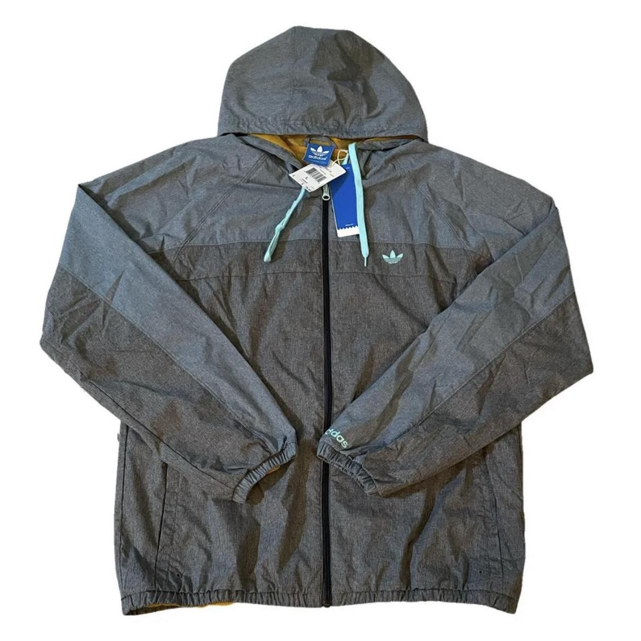 Adidas Men's Grey Jacket | Depop