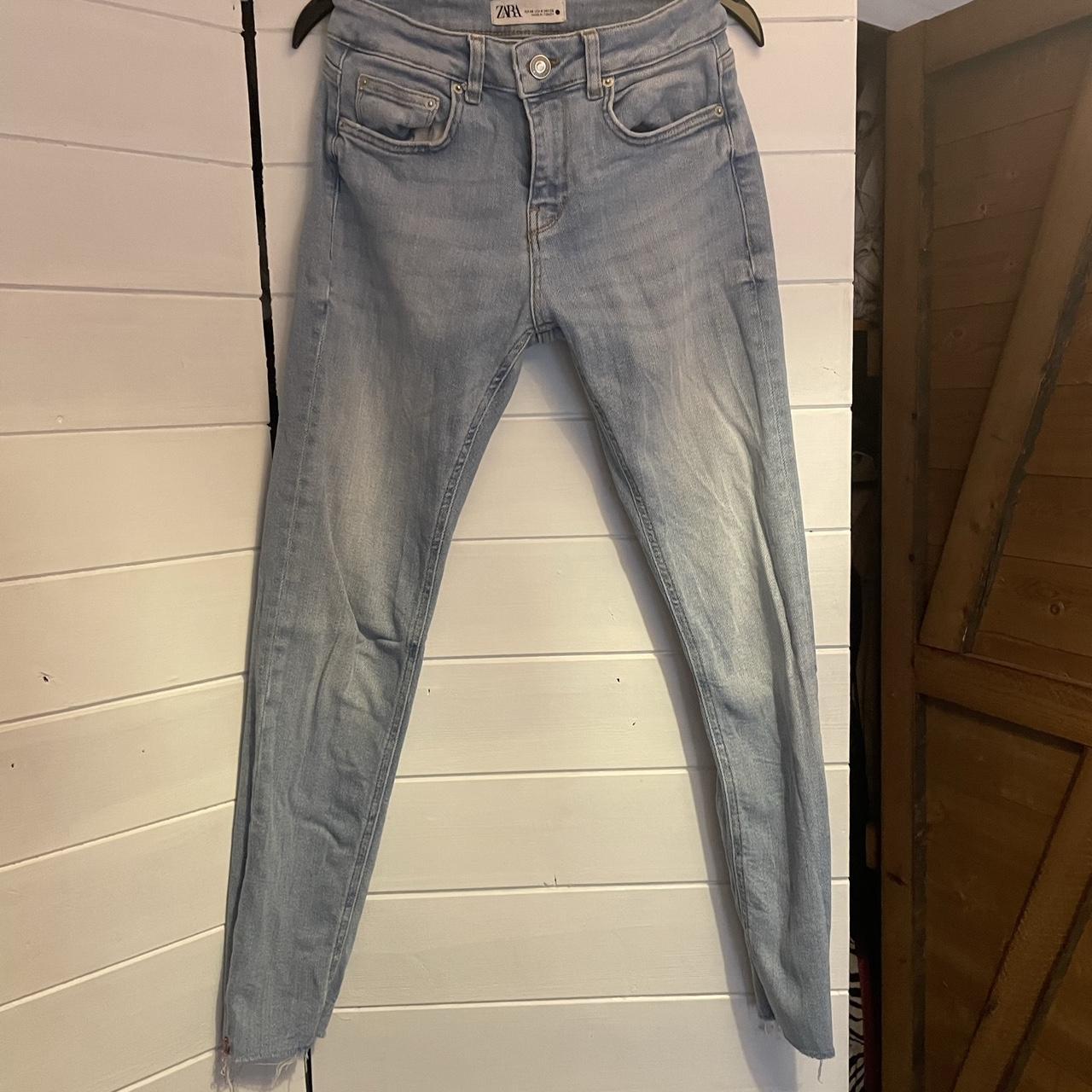 Zara Straight Leg Jeans Never Worn Out Rrp Depop