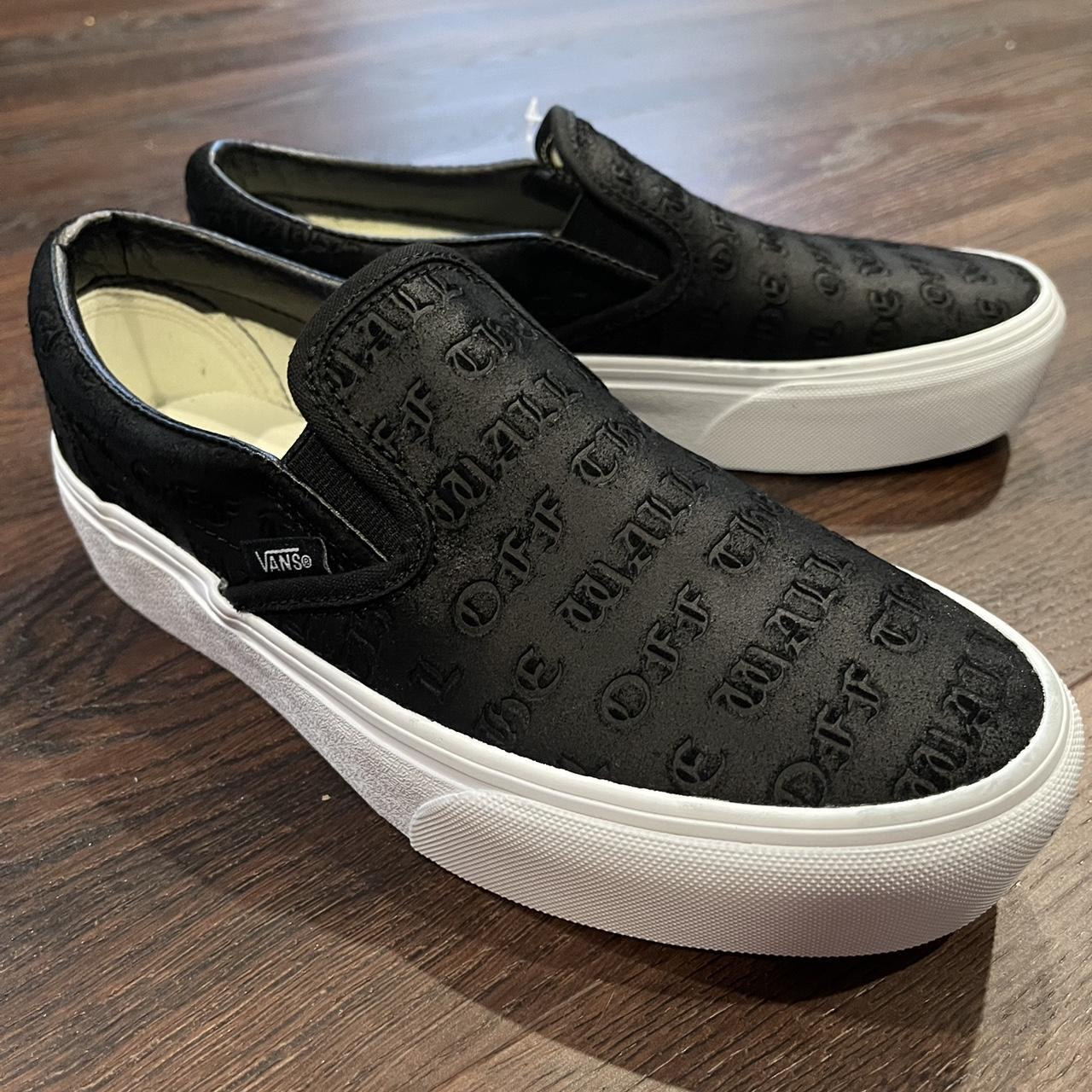 Vans classic slip on platform. Black suede “off the... - Depop
