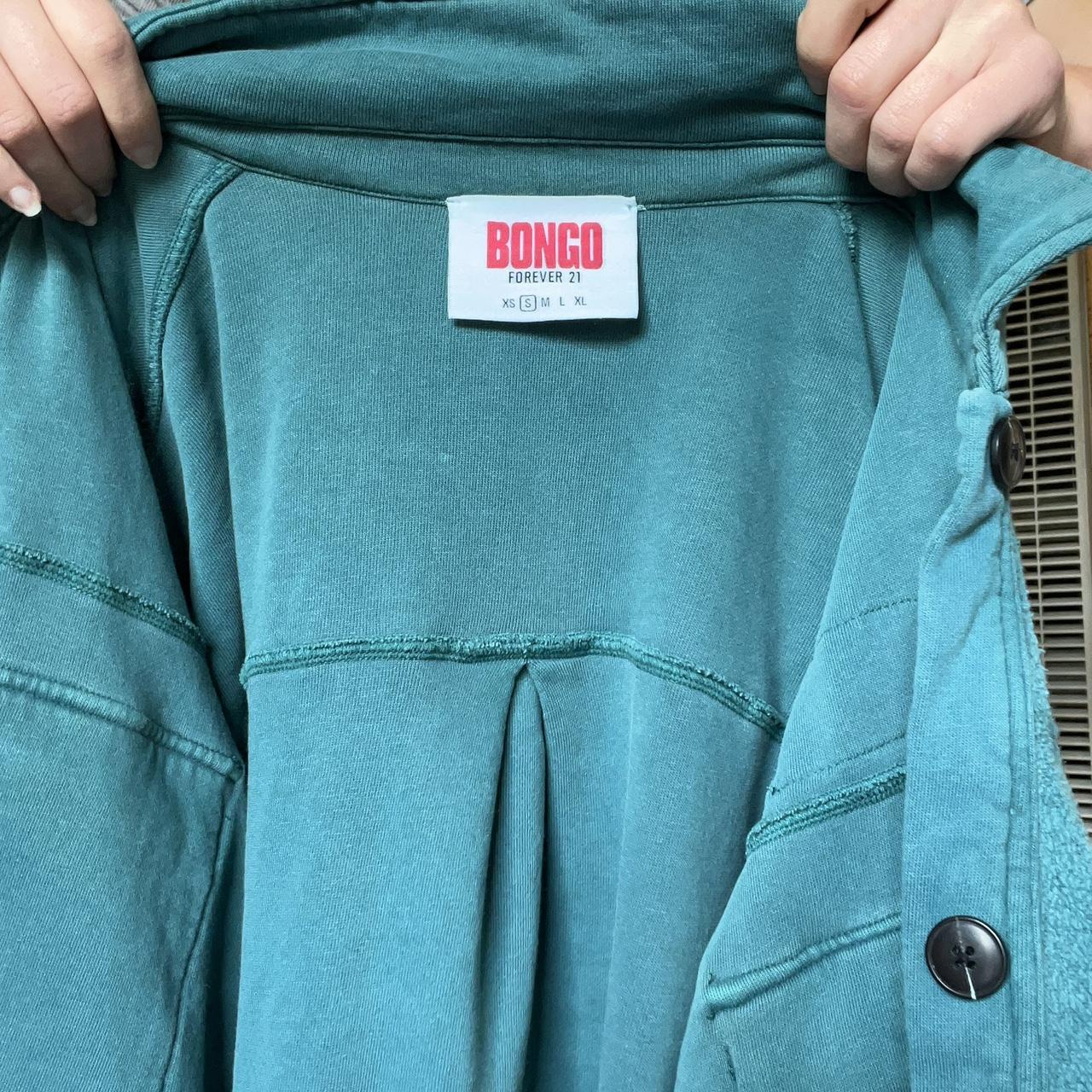 BONGO Women's Blue and Green Jacket | Depop