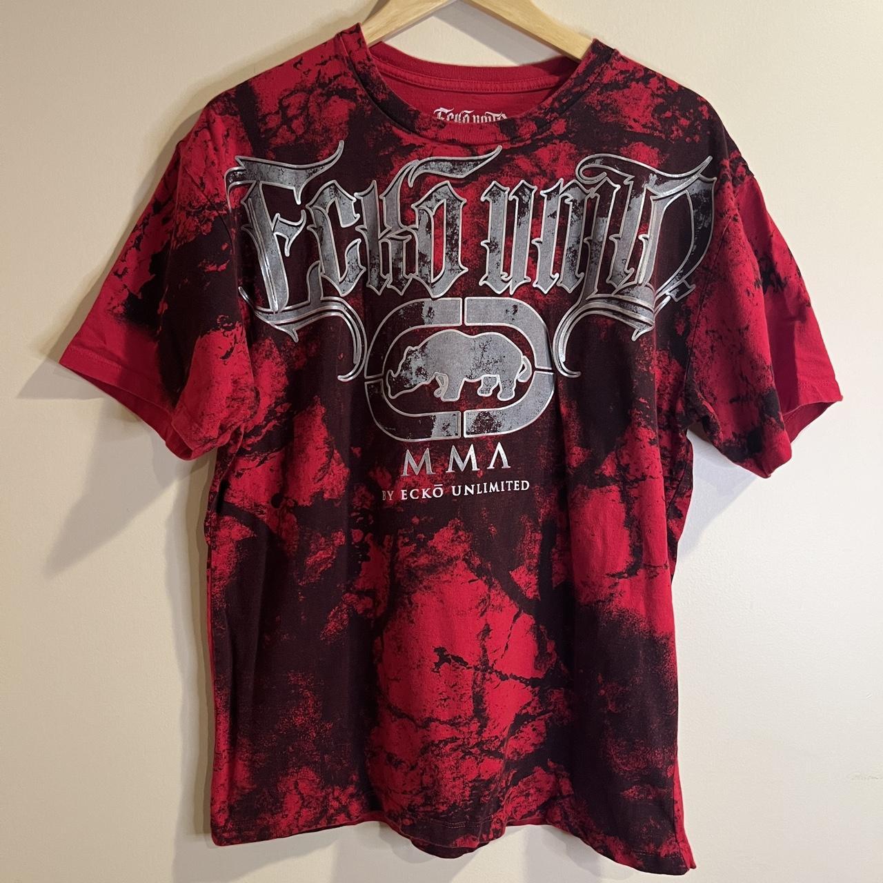 For sale is a ecko unltd mma y2k graphic big print... - Depop