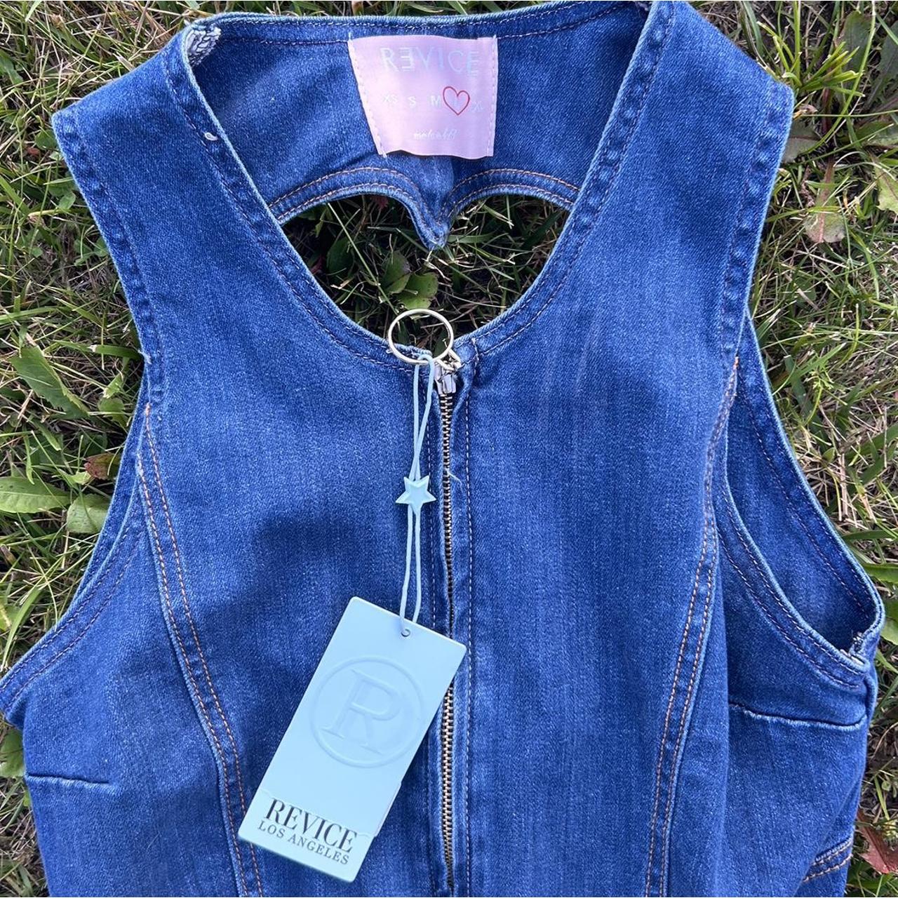 Revice Denim Hollywood Heart Throb jumpsuit brand... - Depop