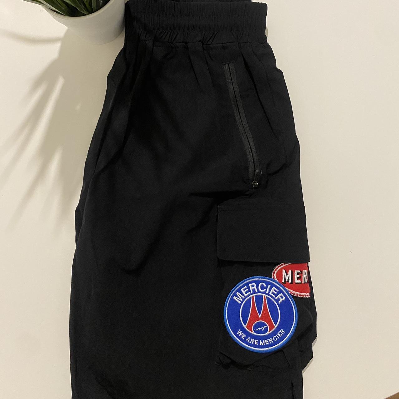 Mercier Black OG Badge Cargo Shorts NEW Good... - Depop