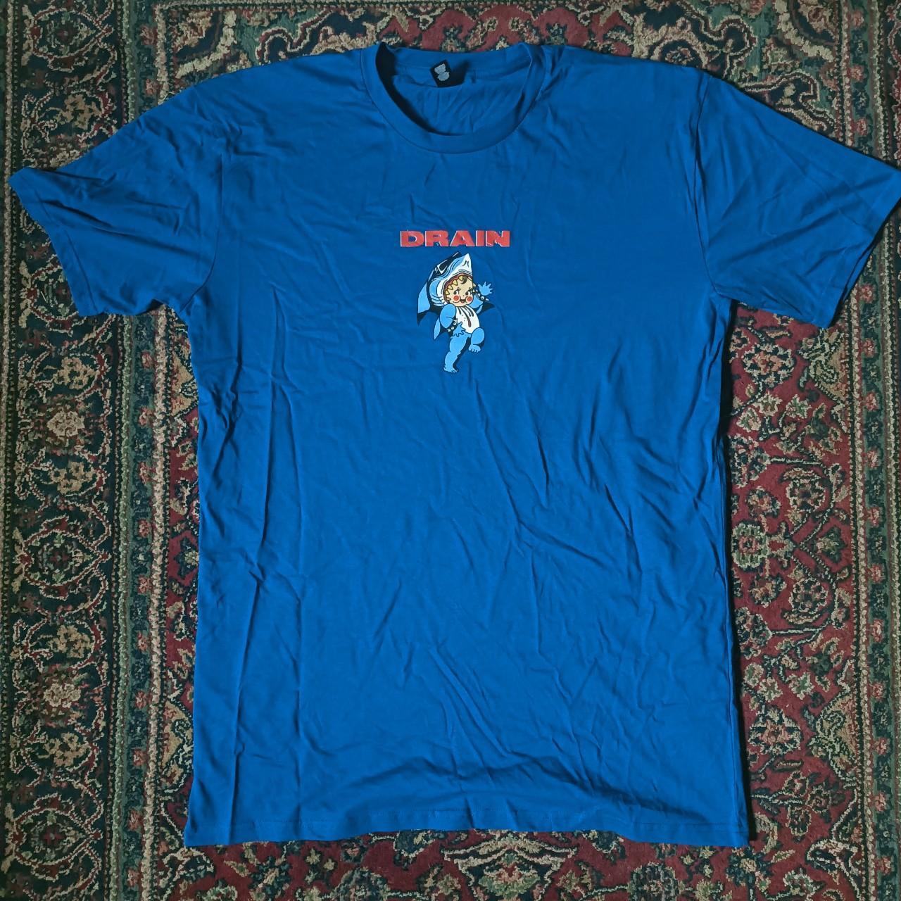 Drain hardcore band tee kewpie shark graphic, barely... | Depop