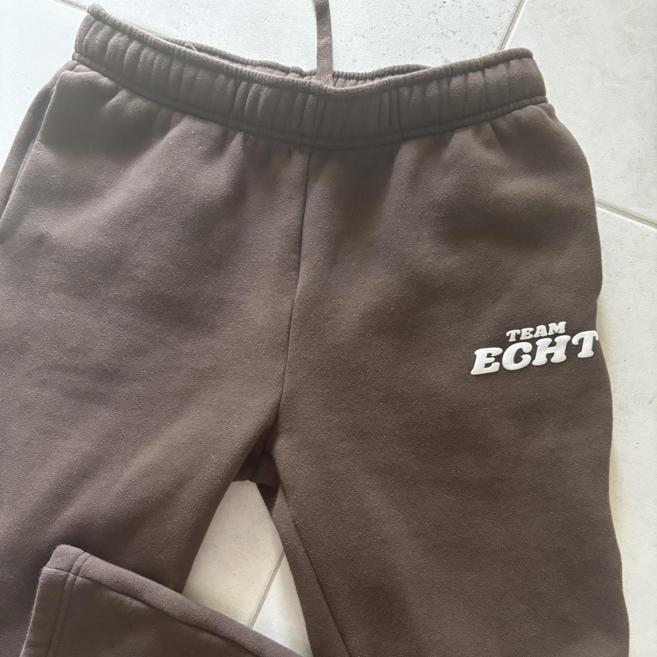 TEAM ECHT FLARE SWEATPANTS Super comfy and soft.... - Depop