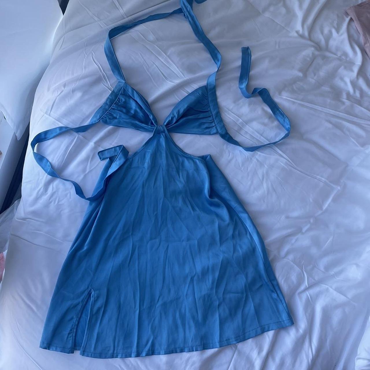 generation outcast clothing satin mini dress with... - Depop