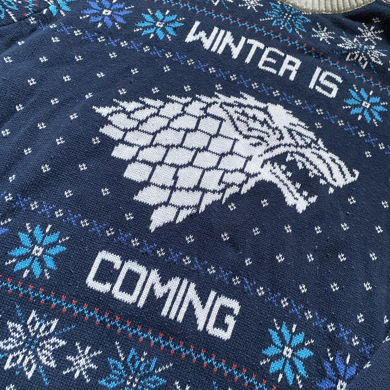 Game of thrones winter is coming Christmas sweater... - Depop