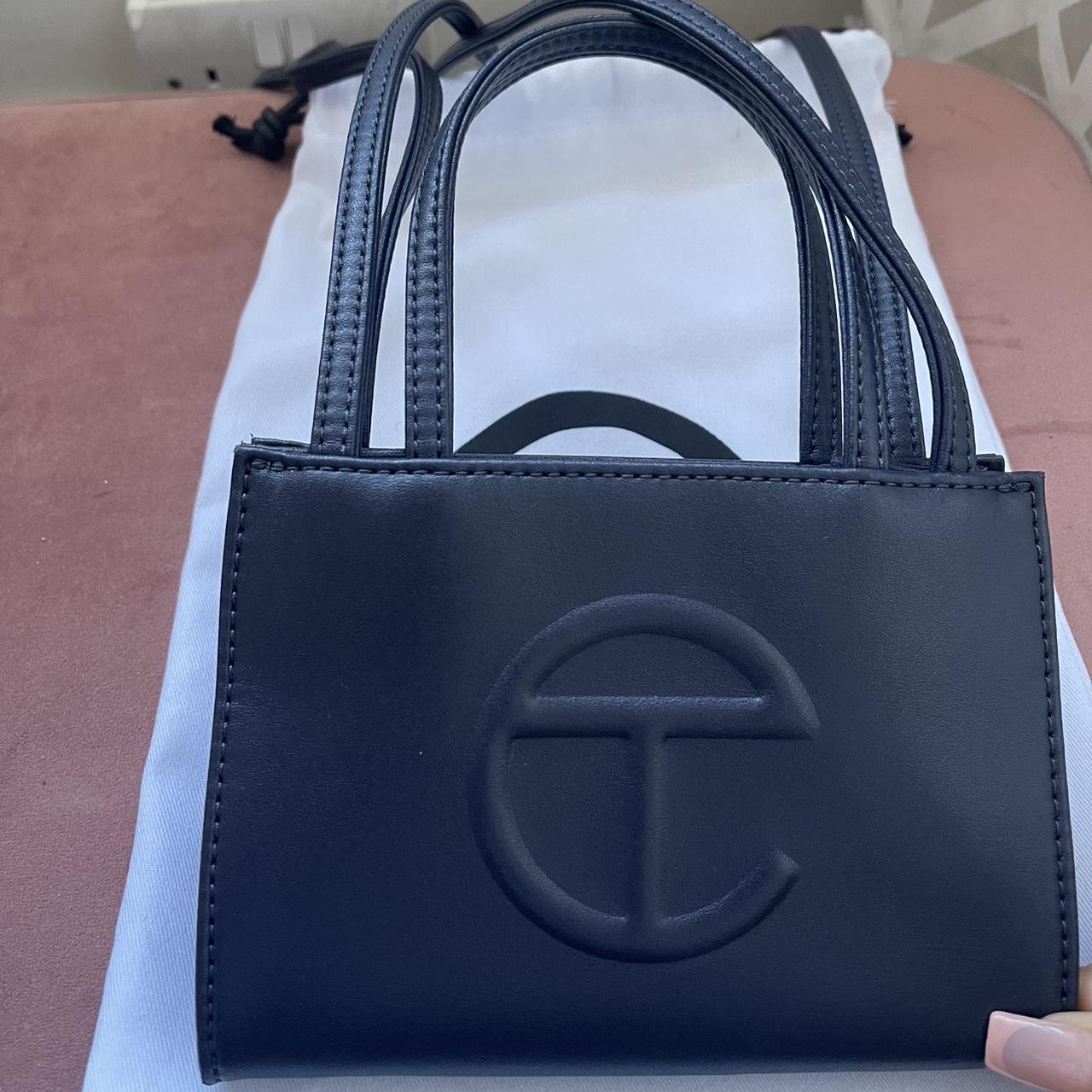 Small navy telfar bag In excellent condition- comes... - Depop