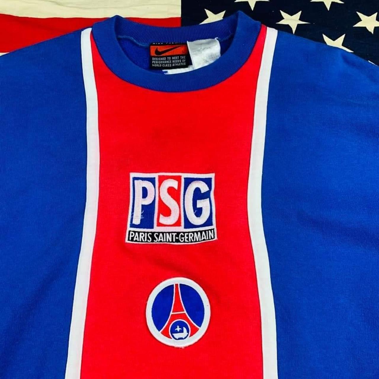 Vintage Paris Saint-Germain (PSG) 1990s Nike... - Depop