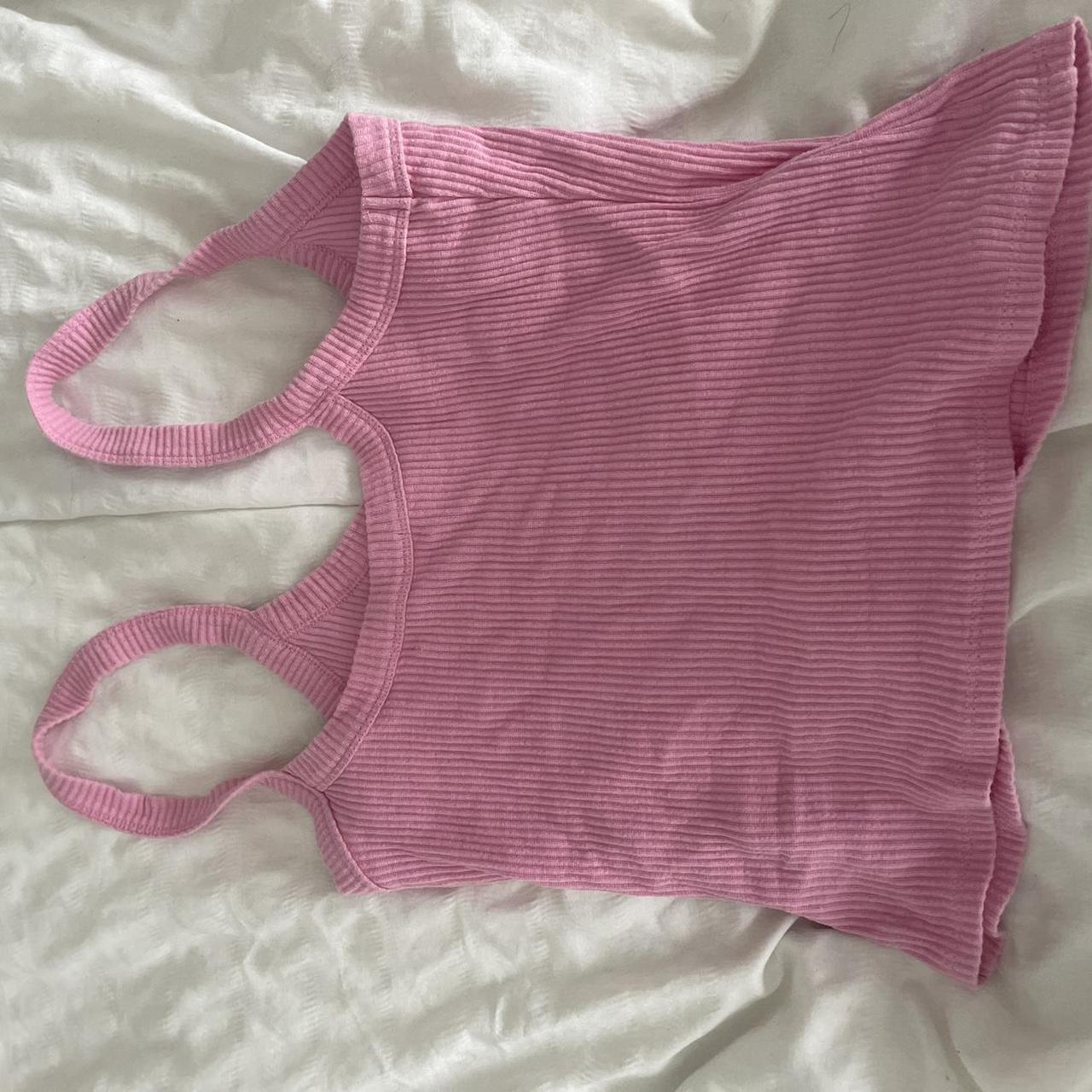 Pink Supré Riri tank - Depop