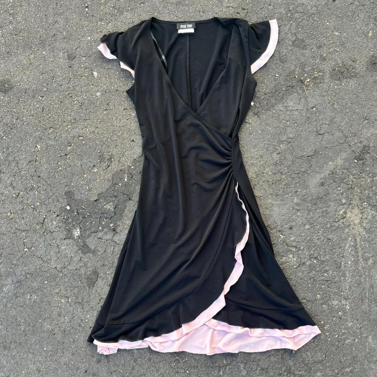 Super cute 90s Byer Too! Pink and black frilly... - Depop