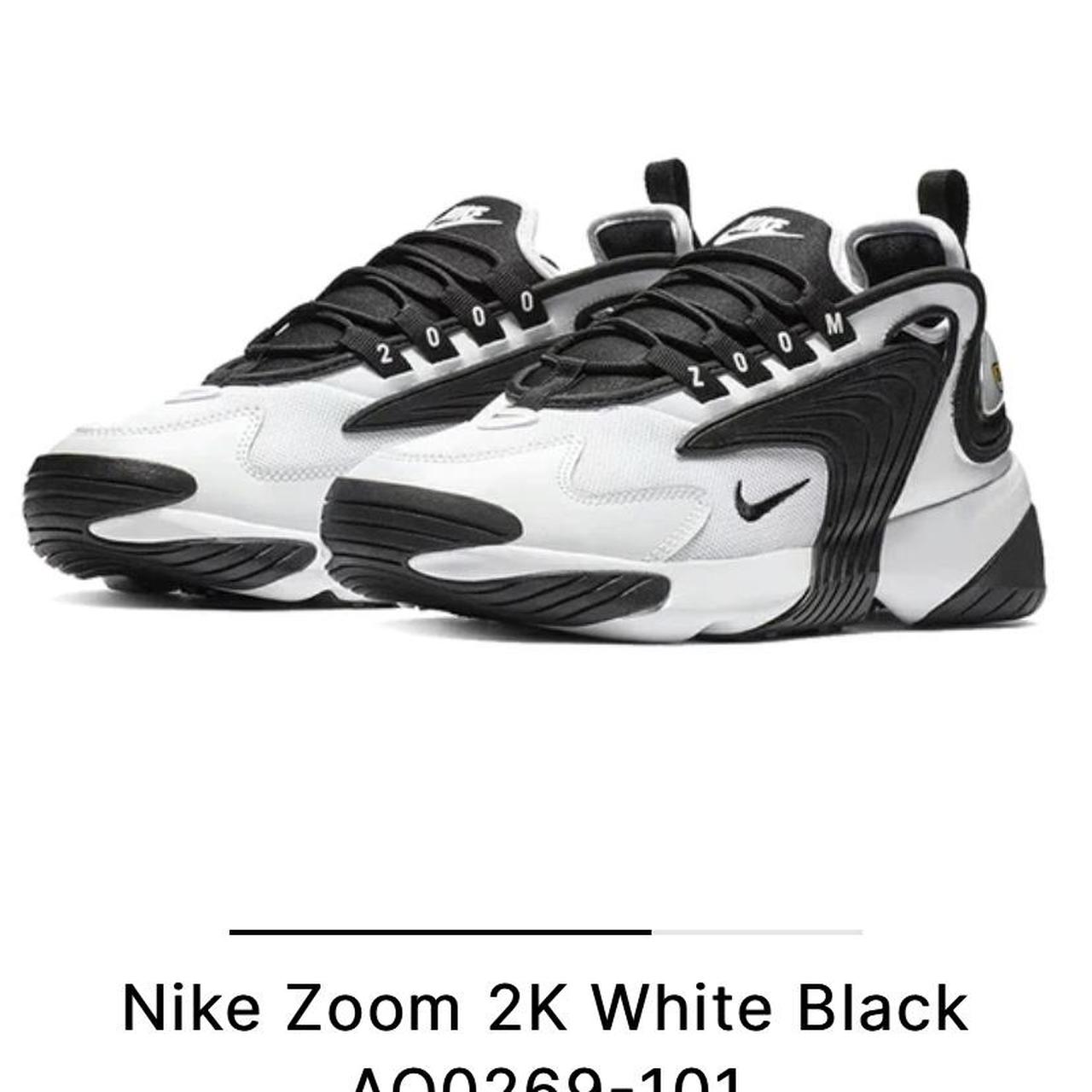 Nike Women's Black and White Trainers | Depop