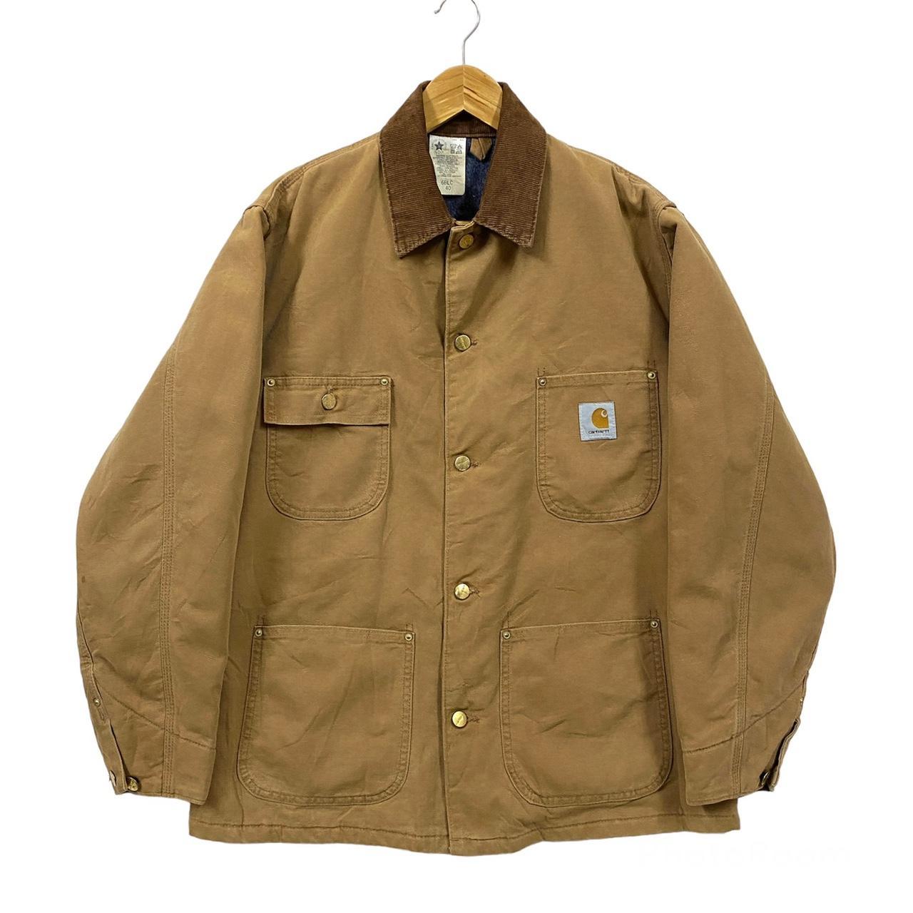 Vintage 80s 90s Carhartt Workers Jacket 6BLC Cotton... - Depop