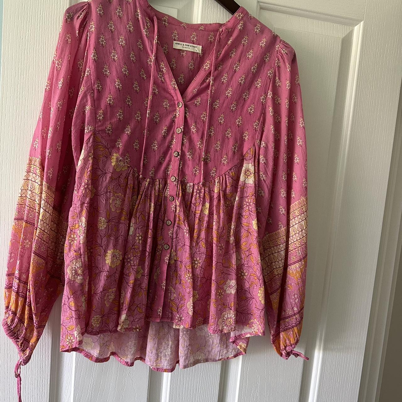 Spell blouse, size S. - Depop
