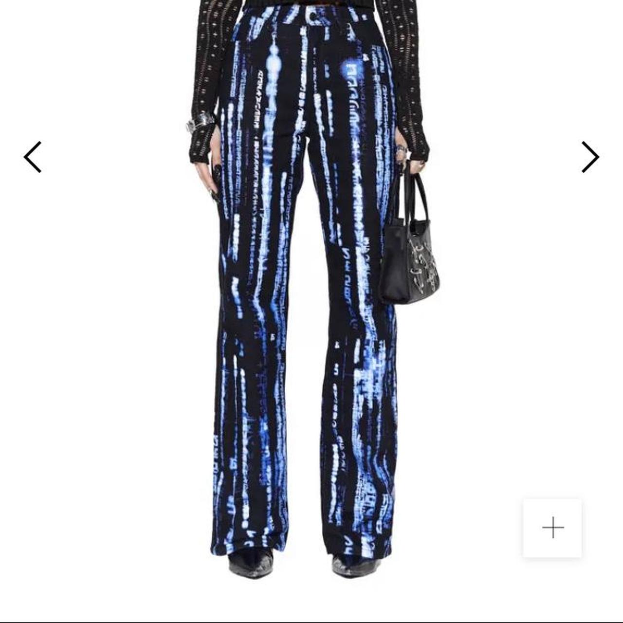 Women’s Jaded LDN matrix blue denim jeans. W25. In... - Depop