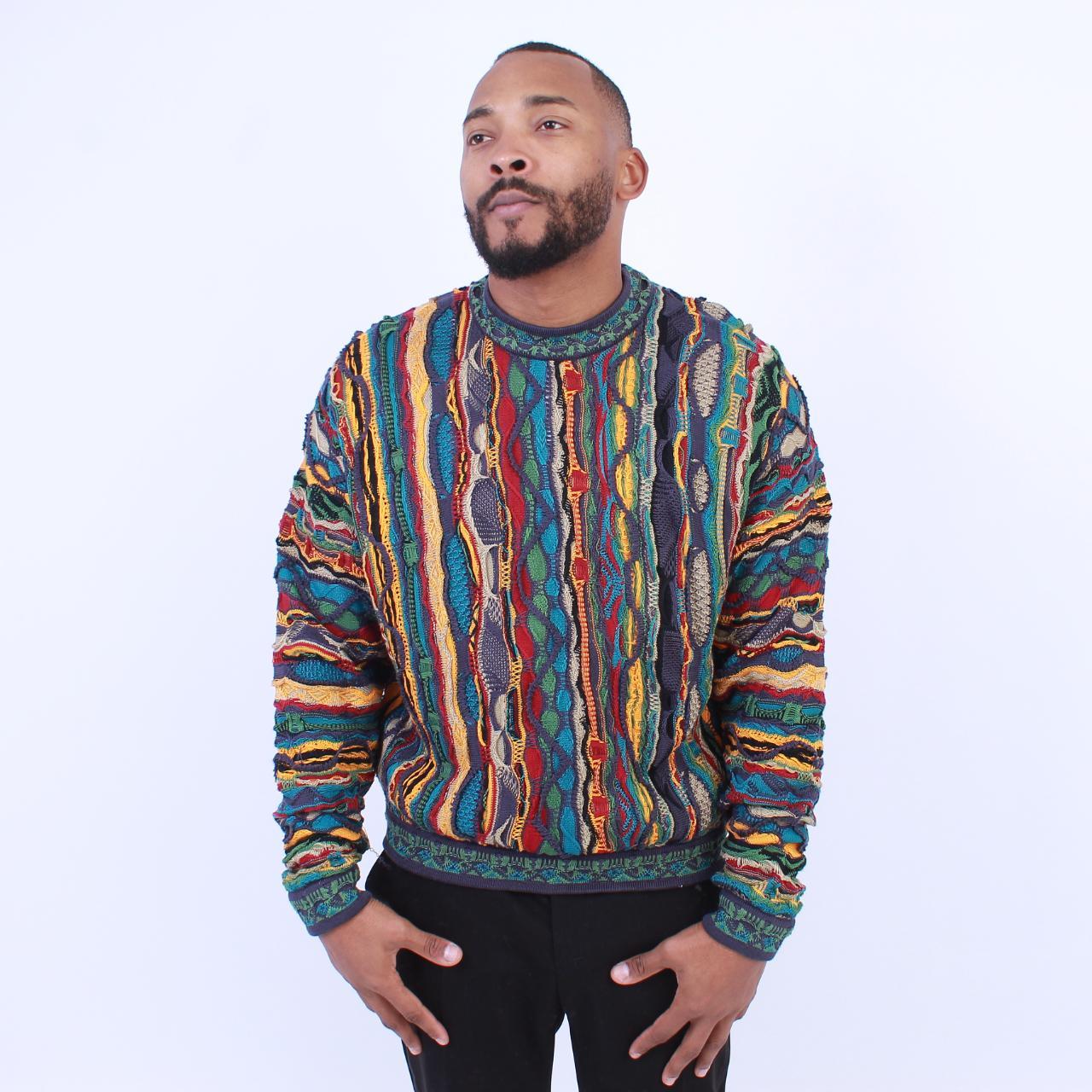 "Men's Vintage coogi knitted jumper - Size On... - Depop