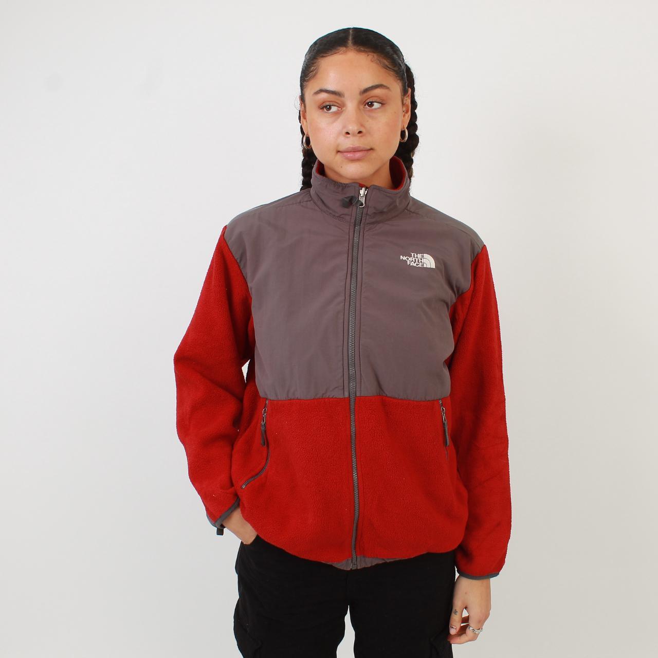 "Women's The North Face Red Denali Fleece Jacket -... - Depop