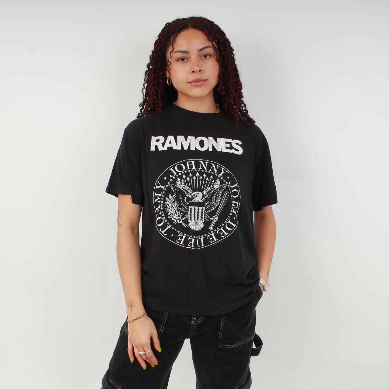 "Vintage ramones black t shirt - Size On Label: M... - Depop
