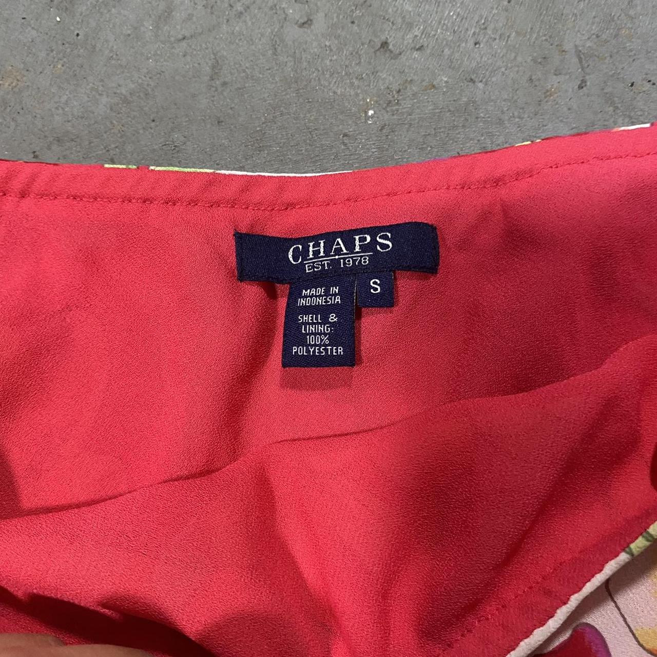 long flowy Chaps brand floral skirt sooo cute i’m... - Depop